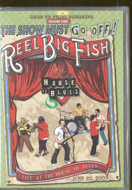 REEL BIG FISH Live At the House of Blues DVD Europe Kung Fu Films 2003 ...