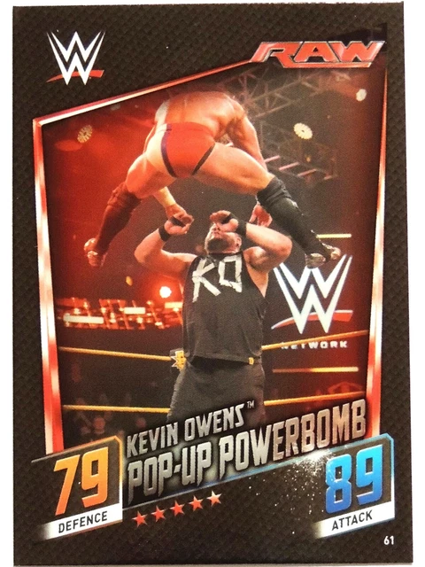 WWE KEVIN OWENS Slam Attax Then Now Forever Signature Move Wrestling Card 2015 £3.75 - PicClick UK