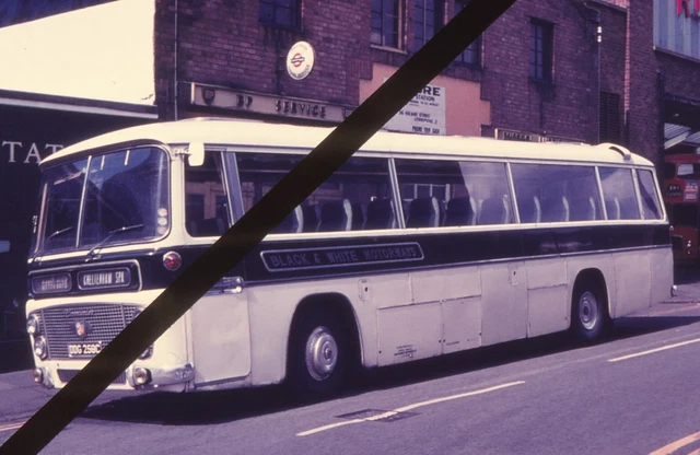 ORIGINAL BUS SLIDE: Black & White Motorways Leyland Leopard - DDG 258C ...
