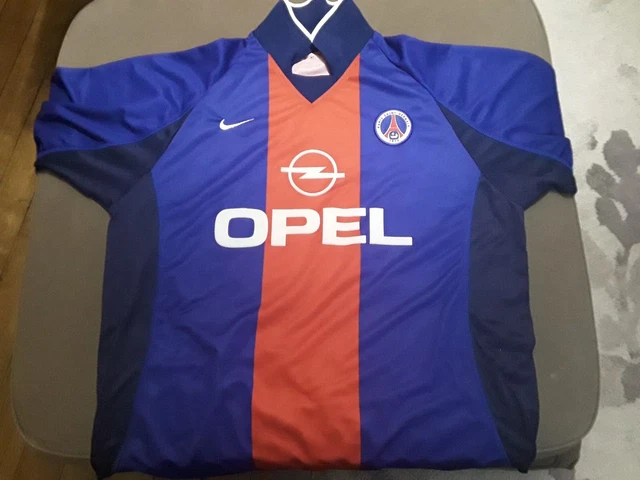 MAILLOT PSG FOOT opel nike 2000 2001 floqué EUR 35,00 - PicClick FR
