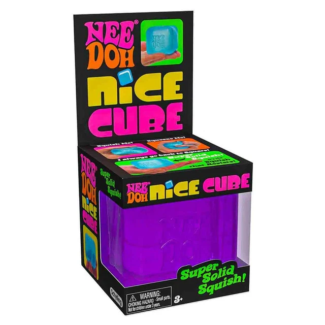 NEEDOH NICE CUBE Stress Ball Squishy Sensory Fidget Toy For Ages 3 ...