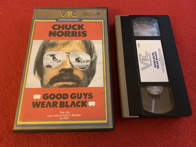 GOOD GUYS WEAR Black Rare Vtc Big Box Pre-Cert Vintage Vhs Video Chuck ...