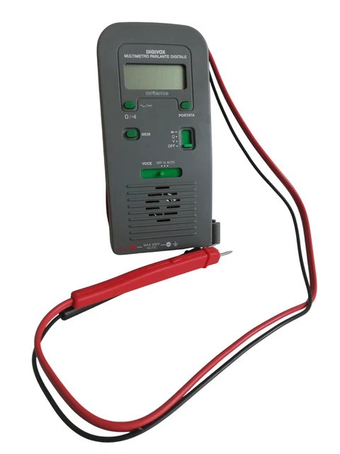 ORIEME TDM 308 Multimètre Parlante Numérique Langue Italien (Batteries ...