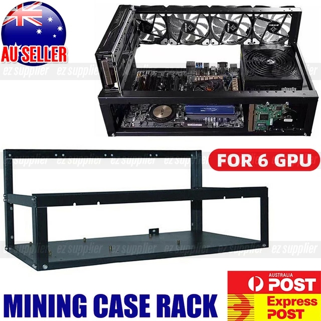 6 GPU RACK Mining Case Rack Motherboard Bracket Open Mining Rig frame ...