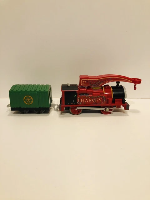 TRACKMASTER HARVEY & Wagon Thomas The Tank Engine Train regalo di ...