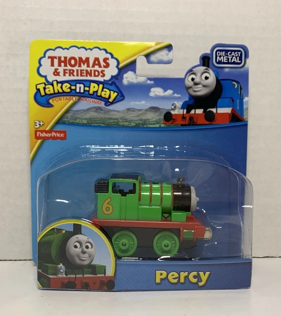 THOMAS AND FRIENDS Take n Play Percy Die-cast Metal Magnetic Train 2013 ...