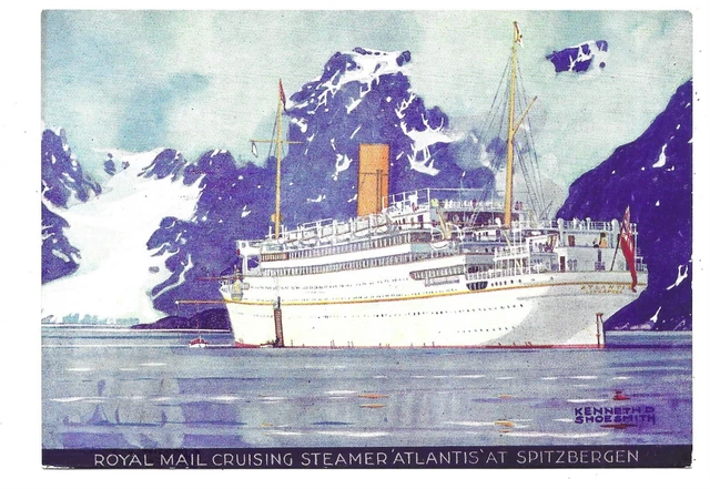 SHIPPING - SHOESMITH - "Atlantis" at Spitzbergen - Royal Mail Lines £4. ...