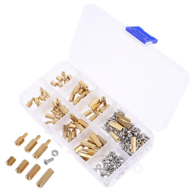 180 PCS/SET COPPER Column for PCB Motherboard Nut Screws Assorted Kit £ ...
