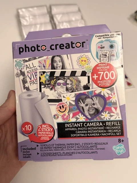 STUDIO CREATOR INSTANT Camera Refill 10 Pack with Stickers - “Damaged ...