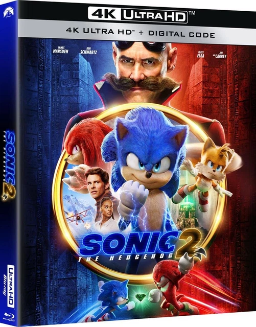 SONIC THE HEDGEHOG 2 (4K UHD Blu-ray) James Marsden Ben Schwartz (US ...