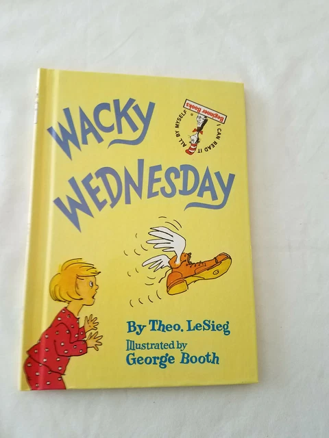 VINTAGE 1974 DR. Seuss Wacky Wednesday Storybook Picture BOOK BOOK CLUB ...