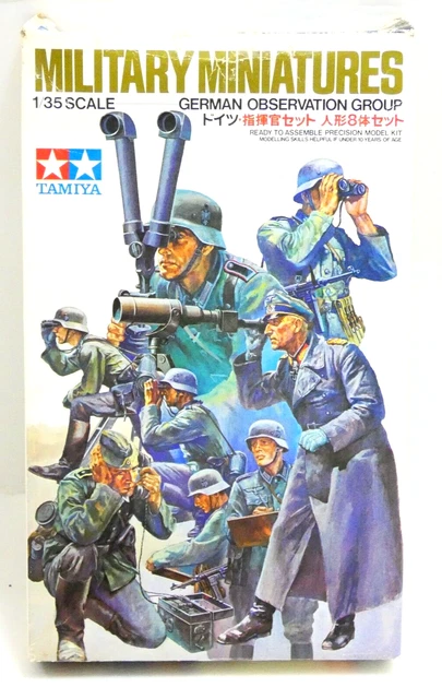 TAMIYA MILITARY MINIATURE German Observation Group 1/35 Scale Maquette ...