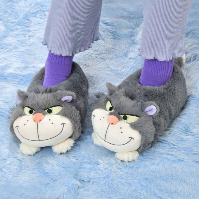 DISNEY STORE. JAPAN Lucifer Room Shoes 23-25 DISNEY CAT DAY 2024 £61.55 ...