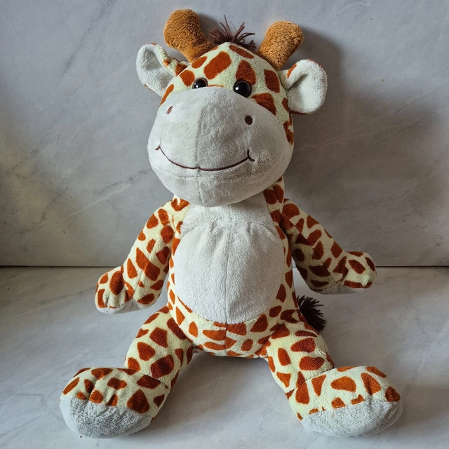 16& KEEL GINGER Yellow Giraffe Soft Cuddly Toy Teddy Bear Easter Cat ...