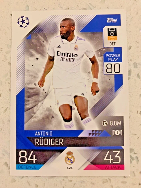 TOPPS UEFA CHAMPIONS League 2022-23 Match Attax Base Card - Antonio ...