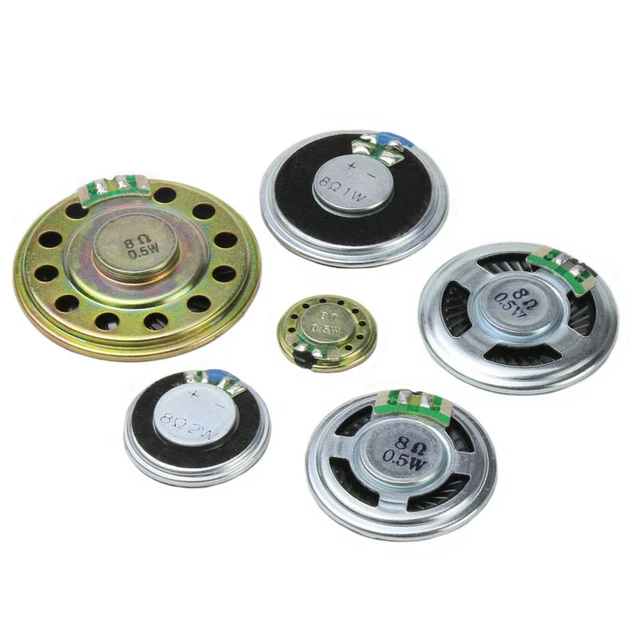 1-10PCS SMALL SPEAKER Loudspeaker 8Ohm 0.25W/0.5W/1W/2W Round Loud Inside Magnet £1.62 - PicClick UK