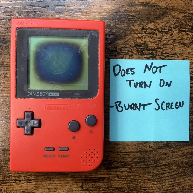 NINTENDO GAME BOY Pocket Red Handheld Console MGB-001 Japan NTSC-J $41. ...