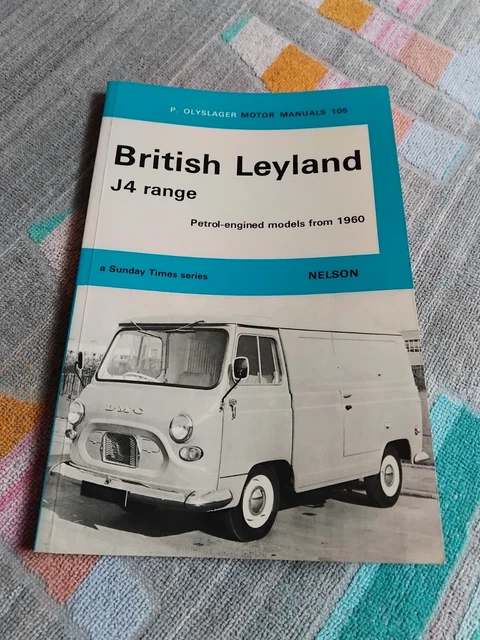 BMC AUSTIN MORRIS British Leyland J4 Van Owners Workshop Manual ...