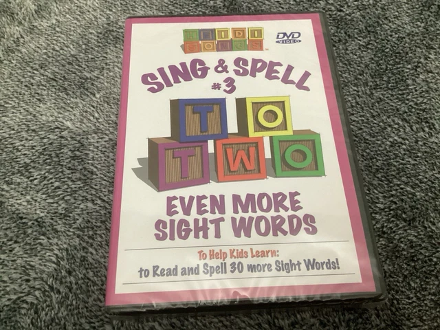 HEIDI SONGS SING & Spell Even More Sight Words Volume 3 DVD VIDEO learn ...