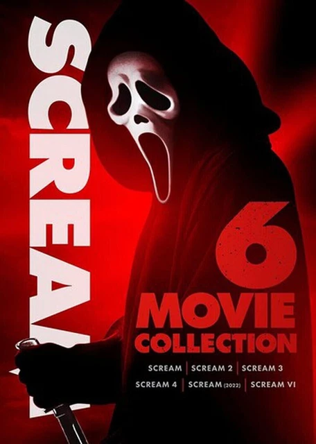 SCREAM VI 6-MOVIE Collection (DVD, 2023) Scream 1,2,3,4,5,6 NEW £30.80 ...