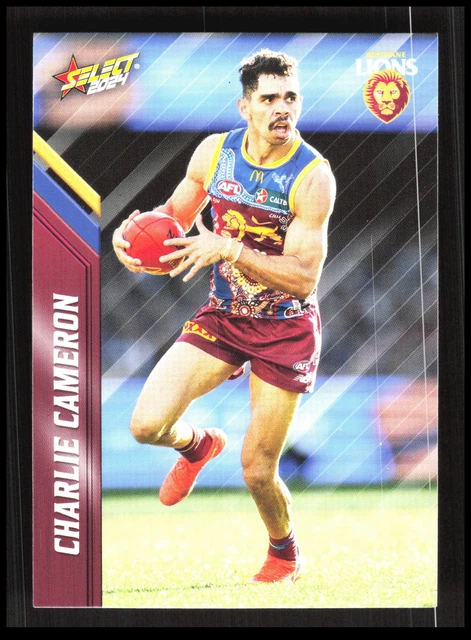 AFL 2024 SELECT Brisbane Lions Charlie Cameron 14 Card CB-1-4-B-14 $1. ...
