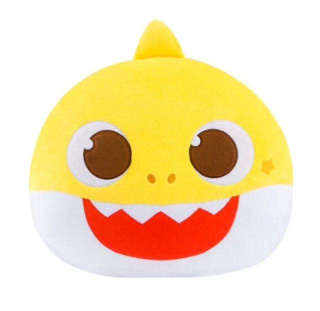 PINKFONG BABY SHARK Daddy shark Face Plush Cushion Doll 35cm £59.11 ...