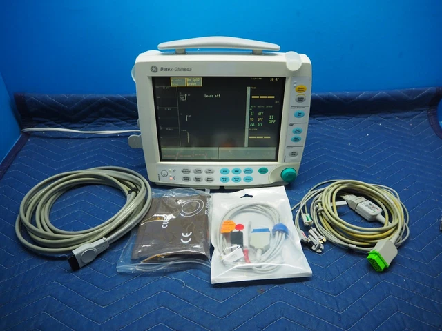 GE DATEX OHMEDA F-FM-00 Signes Vitaux Moniteur W/E-PSM-00 Module Câbles ...