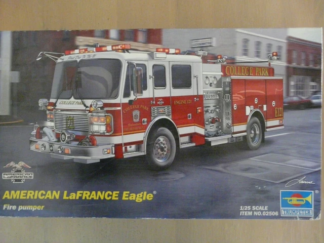 MAQUETTE CAMION 1/25 Trumpeter Ref 02506 American LaFrance Eagle Fire ...