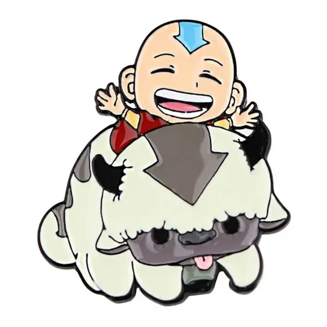 NICKELODEON - AVATAR: The Last Airbender Aang & Appa Metal Enamel Hat ...
