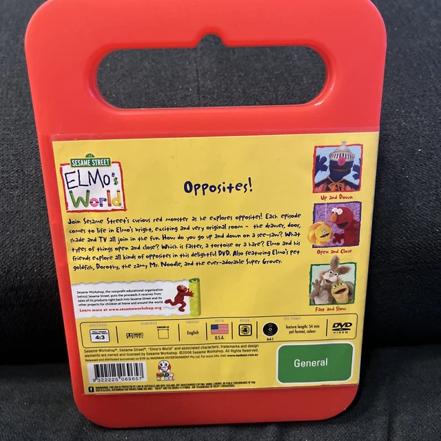 SESAME STREET ELMO'S World Dvd - Opposites Dvd Mad4Kids 2008 Freepost ...