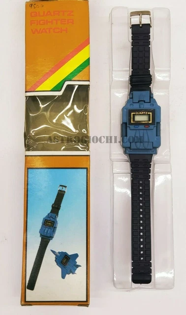 TRANSFORMERS GAME WATCH JET ROBOT VINTAGE '80 BOOTLEG ko NEW IN BOX ...
