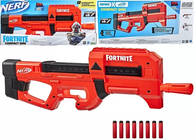 NERF FORTNITE COMPACT SMG Motorized Dart Blaster Ultra Red Wrap Design ... NERF FORTNITE COMPACT SMG Motorized Dart Blaster Ultra Red Wrap Design ...