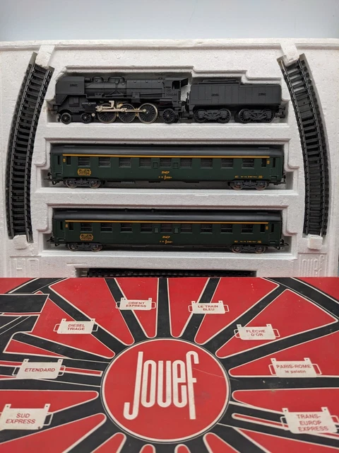 COFFRET TRAIN ÉLECTRIQUE Jouef HO locomotive vapeur 231 C 60 tender wagons SNCF EUR 71,00 ...