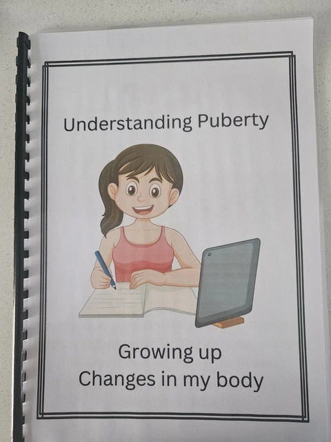 UNDERSTANDING PUBERTY (GIRL, white skin tone) social story/autism/all ...