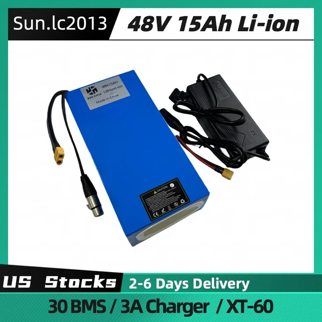 48V15AH 1000W LITHIUM Li-ion Ebike Battery Pack Electric Bicycle ...