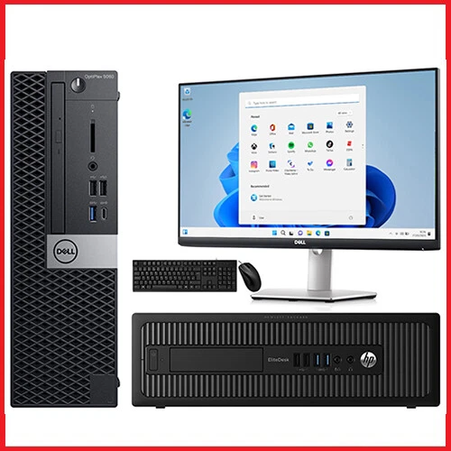 DELL HP PC Computer Bundle with Monitor - lot - i3 i5 i7 CPU + SSD ...