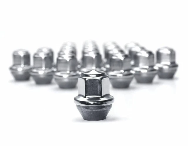 GENUINE FORD FOCUS Fiesta EcoSport Kuga KA Alloy Wheel Nut M12 Silver ...