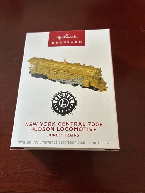 HALLMARK 2025 LIONEL NY Central 700E Hudson Locomotive GOLD Ltd Ed ...