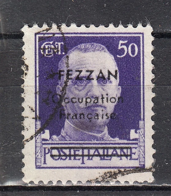 A-7488-FEZZAN OCCUPAZIONE 1943 Francobolli Regno 50 c. sovr. Sas. 1 usato EUR 10,00 - PicClick IT