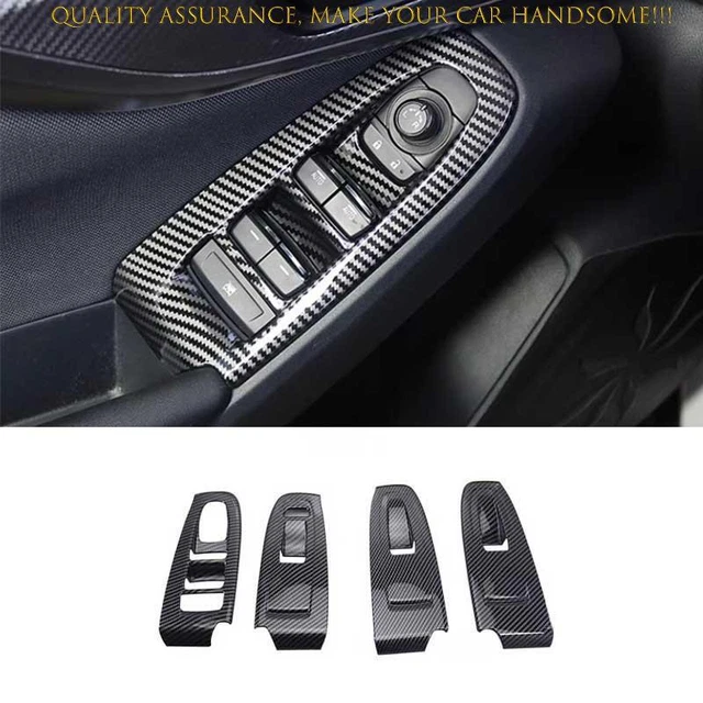 FOR SUBARU WRX STi 2022-2024 Carbon Fiber Window Lift Lock Switch Panel ...