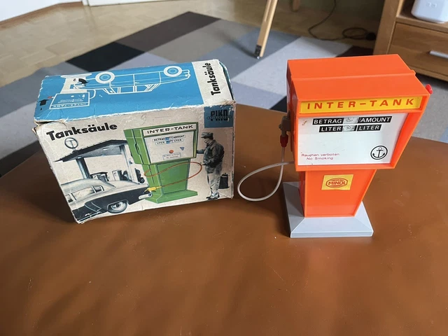 DDR SPIELZEUG MINOL Zapfsäule Tanksäule Intertank Piko Anker Rar Selten ...