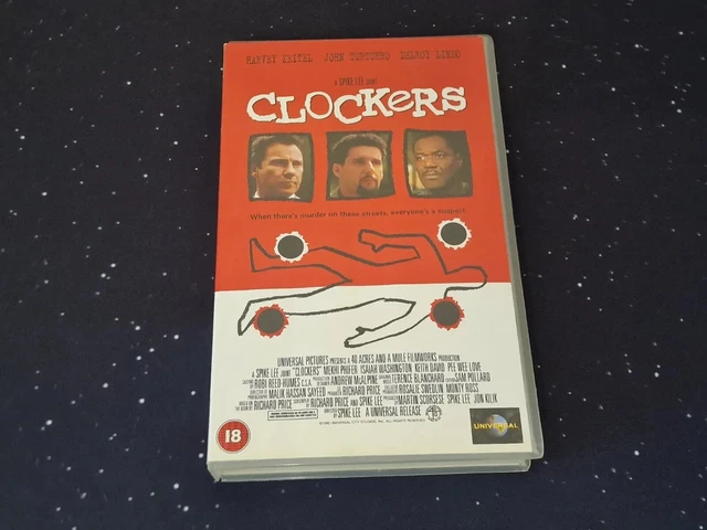 CLOCKERS ~ UNIVERSAL Ex Rental VHS ~ Harvey Keitel, John Turturro ...