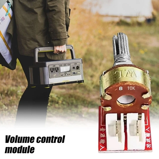 DOUBLE GANG POTENTIOMETER Auditory Control Module B10K B50K B100K Sound ...