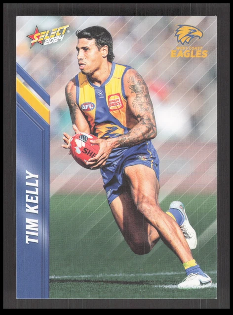 AFL 2024 SELECT West Coast Eagles Tim Kelly 166 Card CB-1-9-A-12 EUR 1 ...