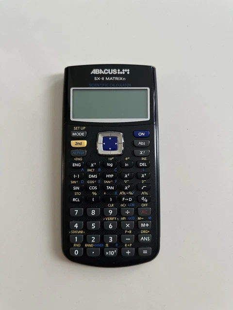 ABACUS SX-II MATRIXN Scientific Calculator $22.00 - PicClick AU