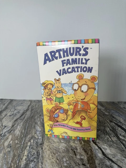 VINTAGE ARTHUR ARTHUR'S Family Vacation VHS VIDEO 1999 PBS Kids ...