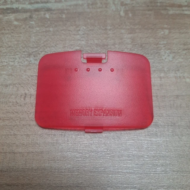 CACHE MEMORY EXPANSION Pak Jumper Clip Pour Nintendo 64 N64 Clear Red ...