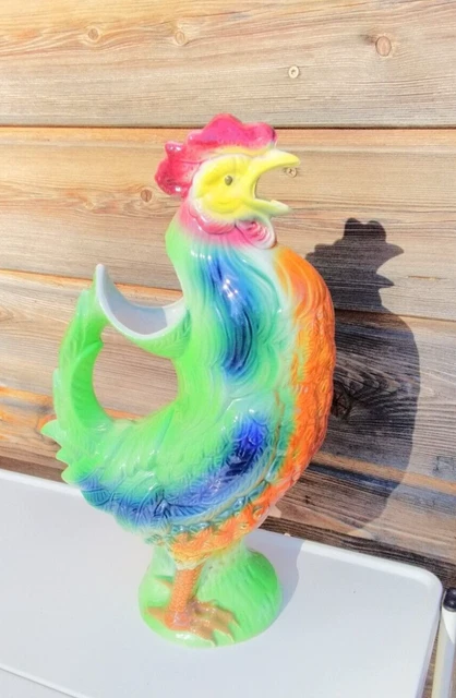 ANCIEN PICHET CÉRAMIQUE Coq / Saint Clément, signé Gaillard / Pichet Barbotine EUR 15,00 ...