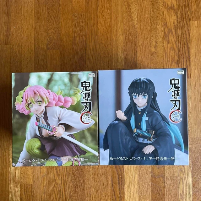 DEMON SLAYER MITSURI Kanroji Muichiro Tokito Noodle Stopper Figur Set ...