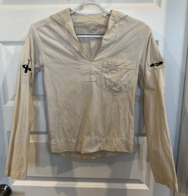U.S. NAVY SAILOR White Uniform Jacket Vintage WWII-Era £40.08 - PicClick UK